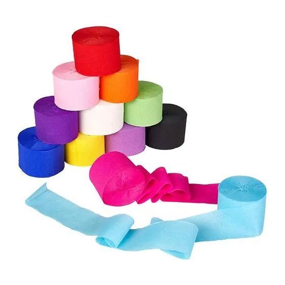 1" Paper Crapes Crepe Paper Ribbon Birthday Party Decoration | Daraz.lk