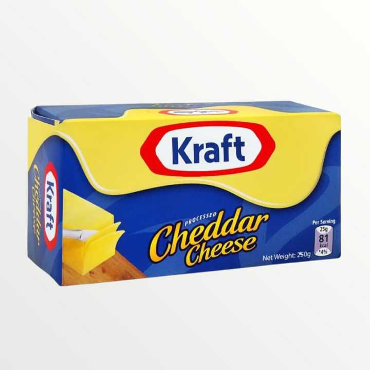 Kraft Cheddar Cheese Block 250G | Daraz.lk