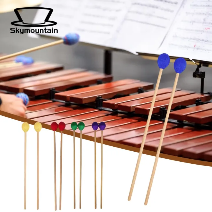 Wood Handle Marimba Mallets Professional Marimba Mallets with Long ...