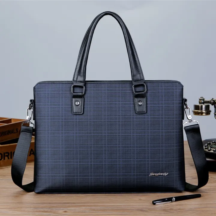 New Business Briefcases Men Office File Handbag Luxury Male Shoulder ...