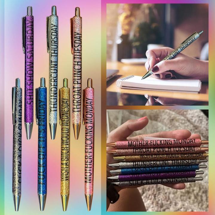 Funny Seven Days of the Week Mood Pen Describing Mindset, 1 Funny Pen ... Funny Seven Days of the Week Mood Pen Describing Mindset, 1 Funny Pen ...