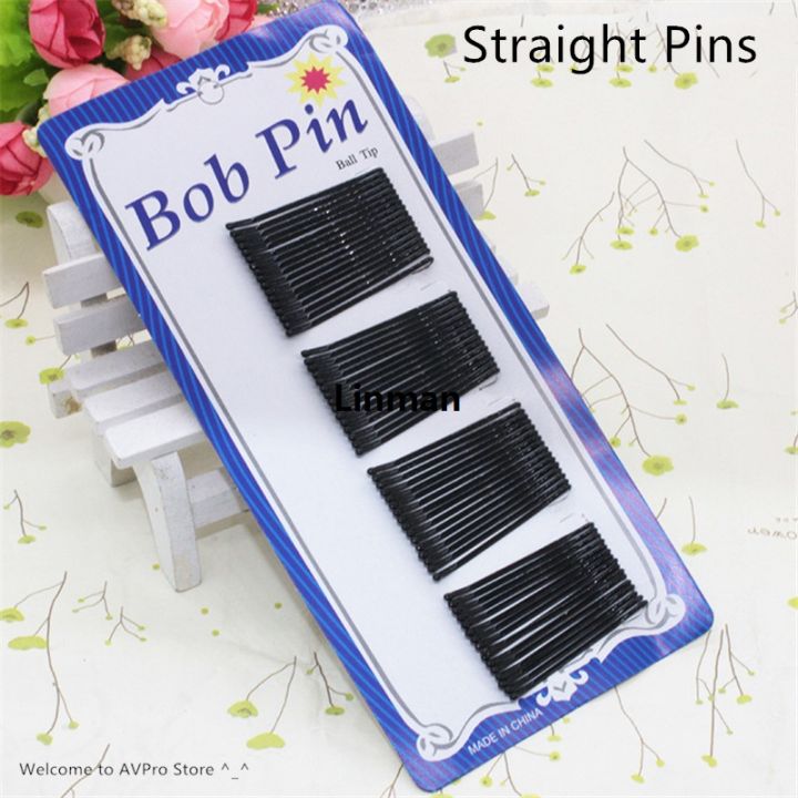 Linman 【Hot-selling/ 】120Pcs/Set Black Hairpins For Women Hair Clips ...