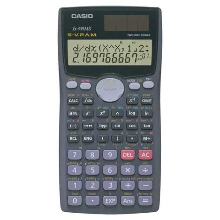 Scientific 2 Line Display Calculator 991MS Student Function Matrix with ...