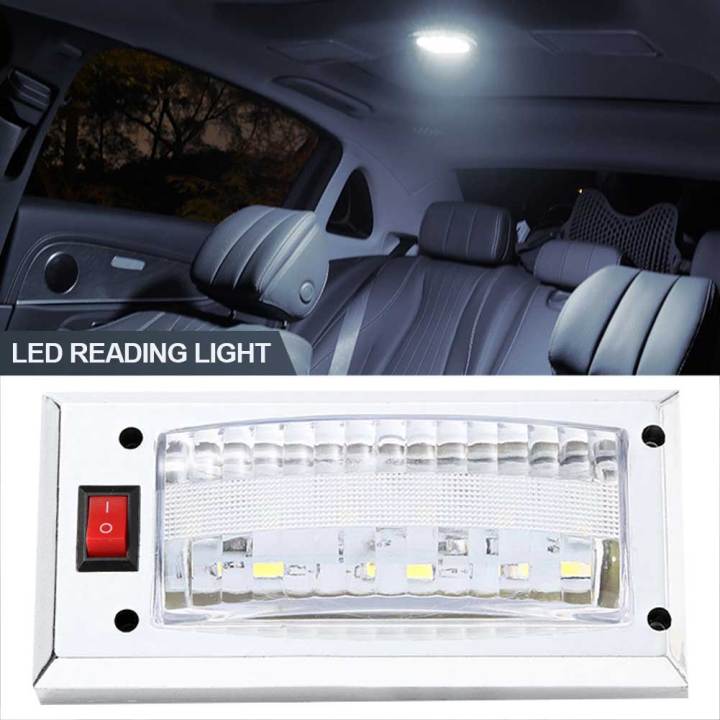 FG Universal 12 - 24V LED Car Reading Light Interior Roof Doom Lamp Car ...