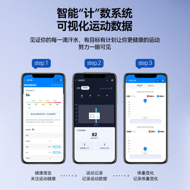 MERACH Space Elf New Intelligent Rope Skipping Machine Electric ...