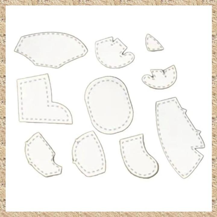 8Pcs/Set 8In Acrylic Template Ruler Set Memory Quilting Ruler Ruler DIY ...