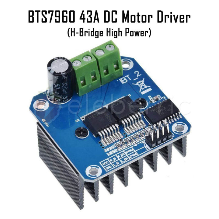 BTS7960 43A H-Bridge High Power DC Motor Driver Module | Daraz.lk