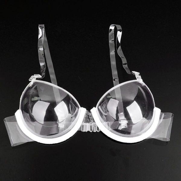 【DIV MALL】3/4 Cup Transparent Up Bra -Strap Invisible Bra Women ...