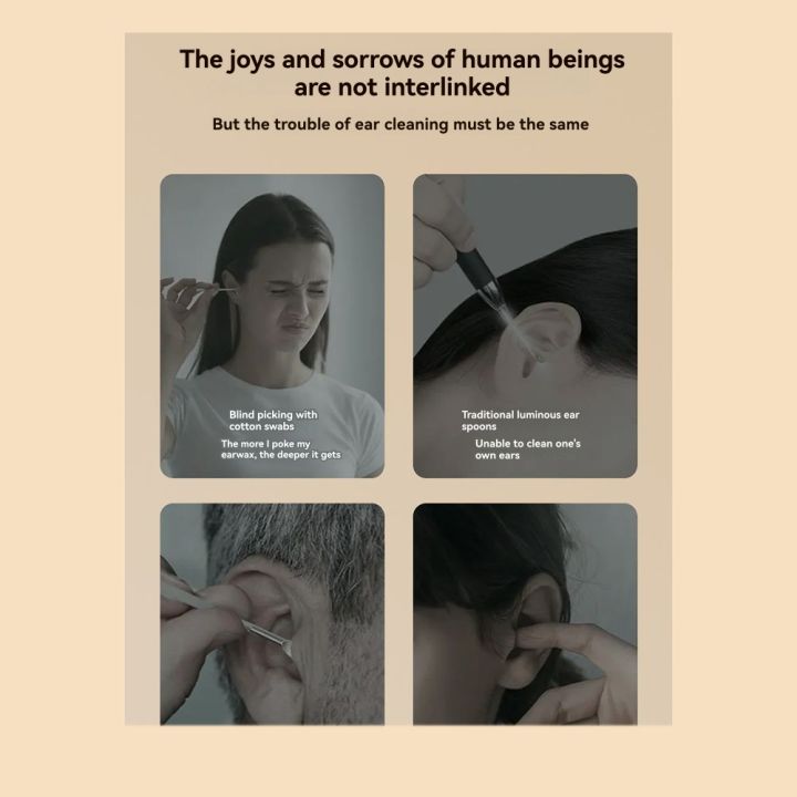 Smart Ultra-High-Definition Visual Ear Pick Luminous Household Cleaning ...