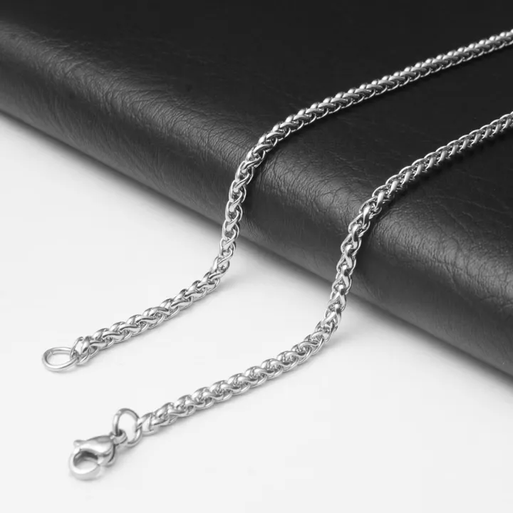 Must-have】Chiba All-Match Titanium Steel Chain Necklace Men's Hip-Hop ...