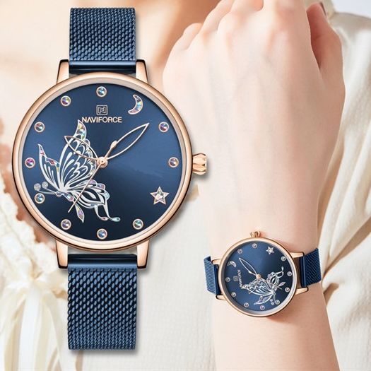 Ladies Luxury Fashionable Quartz Watch Analog Women Wrist Watches Metal ...