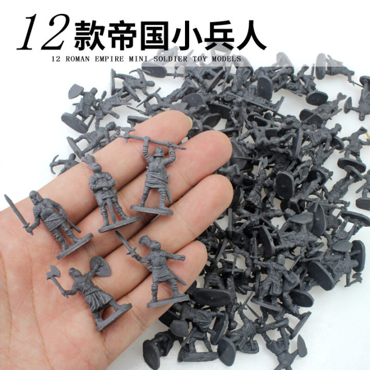 200 Ancient Soldiers Toy Model Mini Version Roman Soldiers Odorless ...