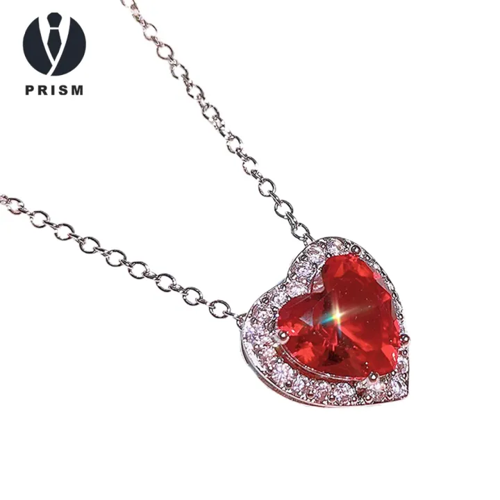 Prism Jewelry Ring Open Ended Heart Shape Pendant Necklace Ear Stud ...