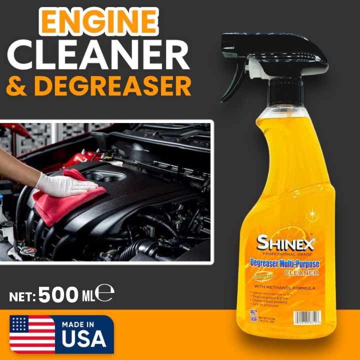 Engine Cleaner Made in USA - Shinex Heavy Duty Engine Degreaser for Car ...