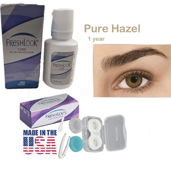 Colour PURE HAZEL - Fresh Look phel Color Blends Contact Lens - Full ...