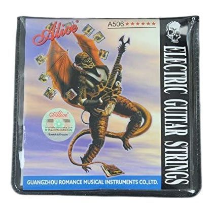 Alice A506 Electric Guitar String Set - Steel Core Plated Steel Nickel ...