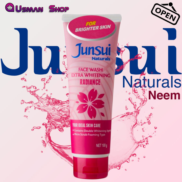 Junsui Naturals Radiance Face Wash With Brightening, Radiance 100g | Daraz.lk