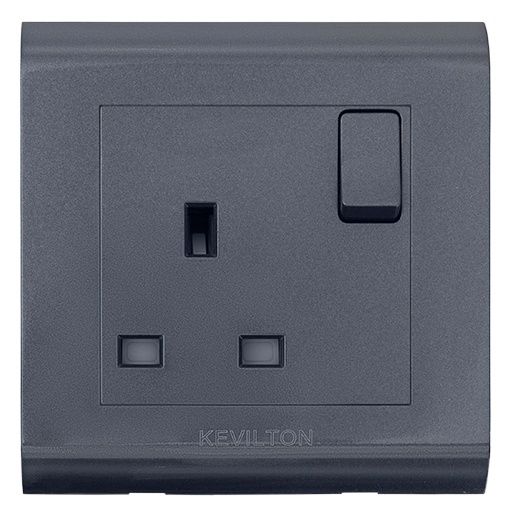 13A Socket Outlet Kevilton Modular Black | Modular Series | Kevilton ...