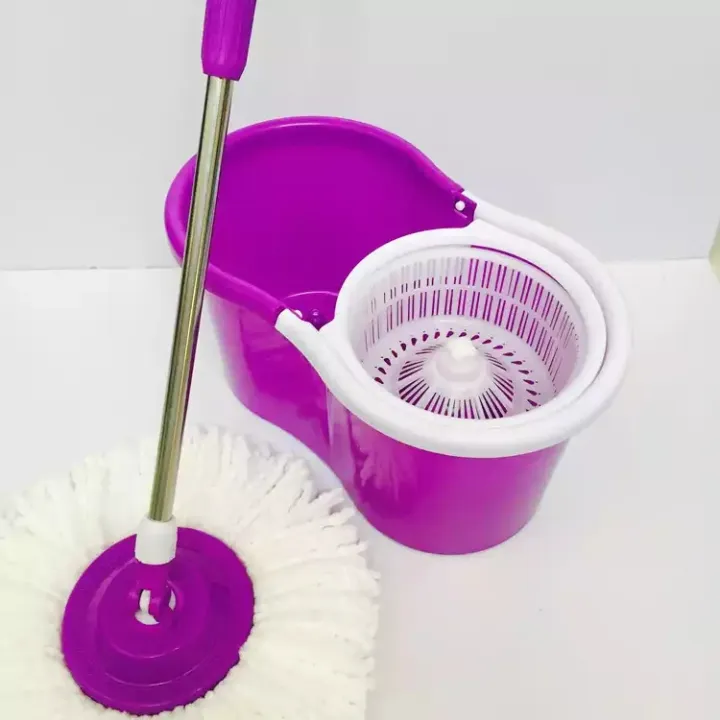 Eight Rotating Mop 360 Degree Household Magic Spin bucket Set Wheels ...
