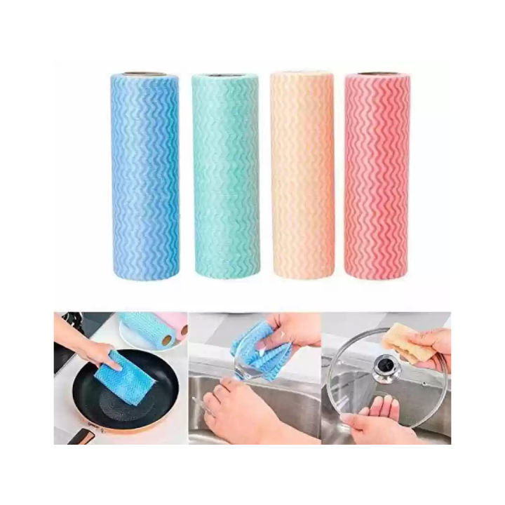 Kitchen Towel | Non Woven Kitchen Roll | 25×25 cm | No of Sheets : 30 ...