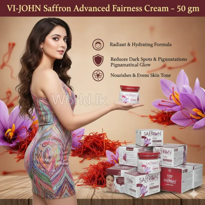 VI-JOHN Saffron Advanced Fairness Cream Rejuvenate vjsm Skin Radiant ...