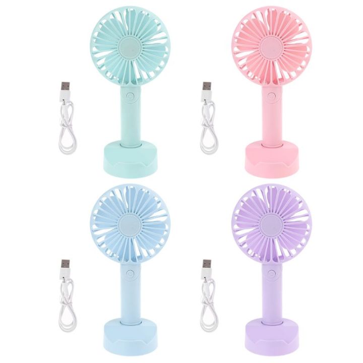 USB Powered Air Cooler Adjustable Fan Small Fans Handheld Desktop ...