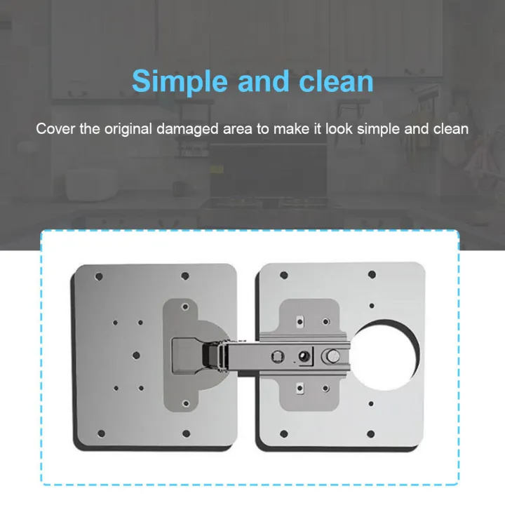 Stainless Steel Hinge Repair Plate For Cabinet Furniture Drawer Window ...