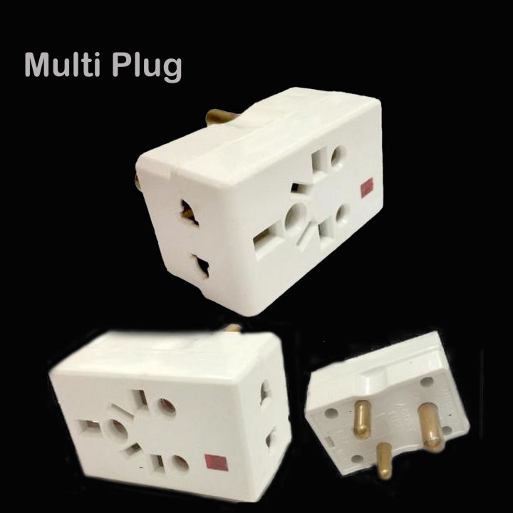 Multi plug 3 Ways Wall Outlet Extender UK Socket Converter Extension ...