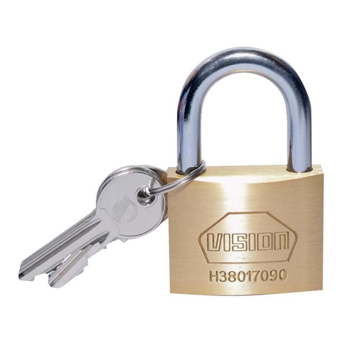 Vision Pad Lock With 3 Keys - Silver | Daraz.lk