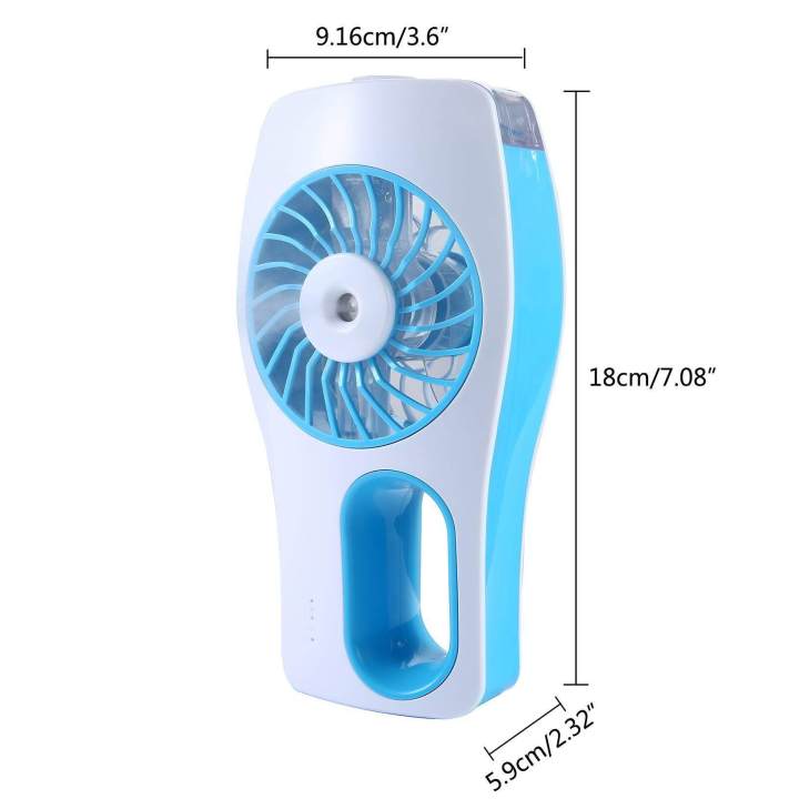Portable Handheld USB Mini Misting Fan With Personal Cooling Humidifier ...
