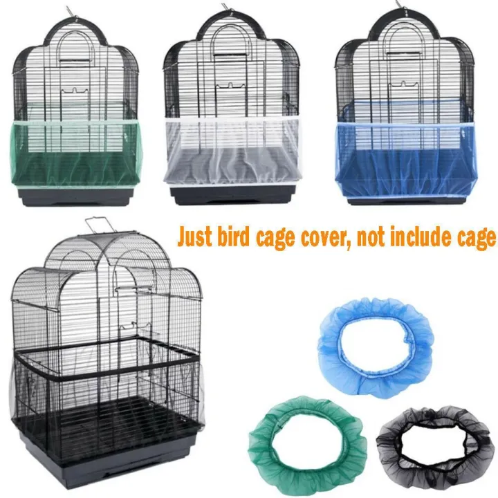 Parrot Bird Supplies Shell Skirt Net Bird Cage Net Bird Cage Cover ...