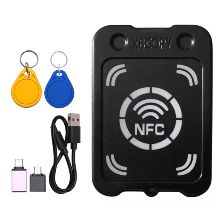 RFID Smart Chip Card Reader Copier +CUID/UID Keychain NFC Encryption Key Reader IC 13.56Mhz RFID ...