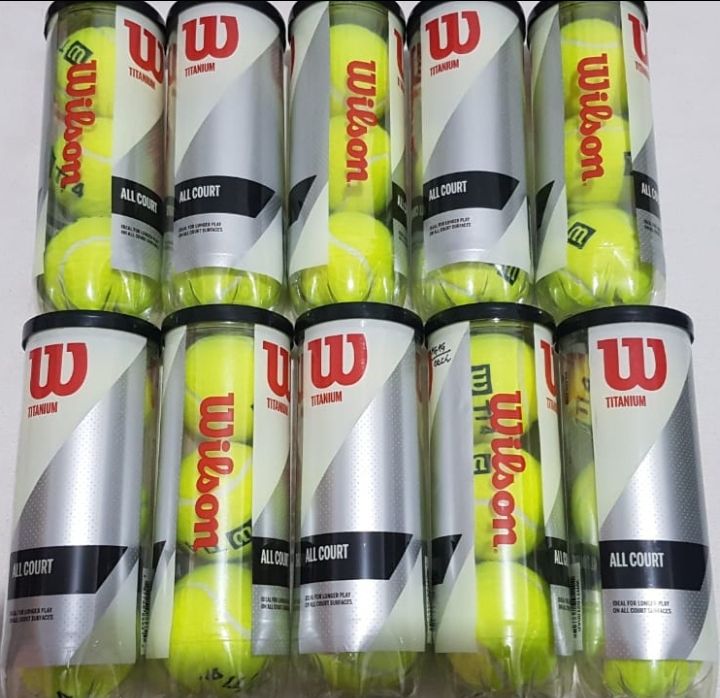Wilson Titanium Wti4 Tennis Balls ( 3 Balls in a Tin) | Daraz.lk