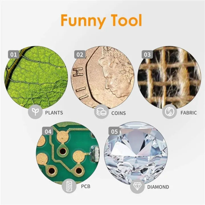 1200X Digital Microscope USB Portable 7 Inch LCD Video Soldering Microscope PCB Phone Repair ...