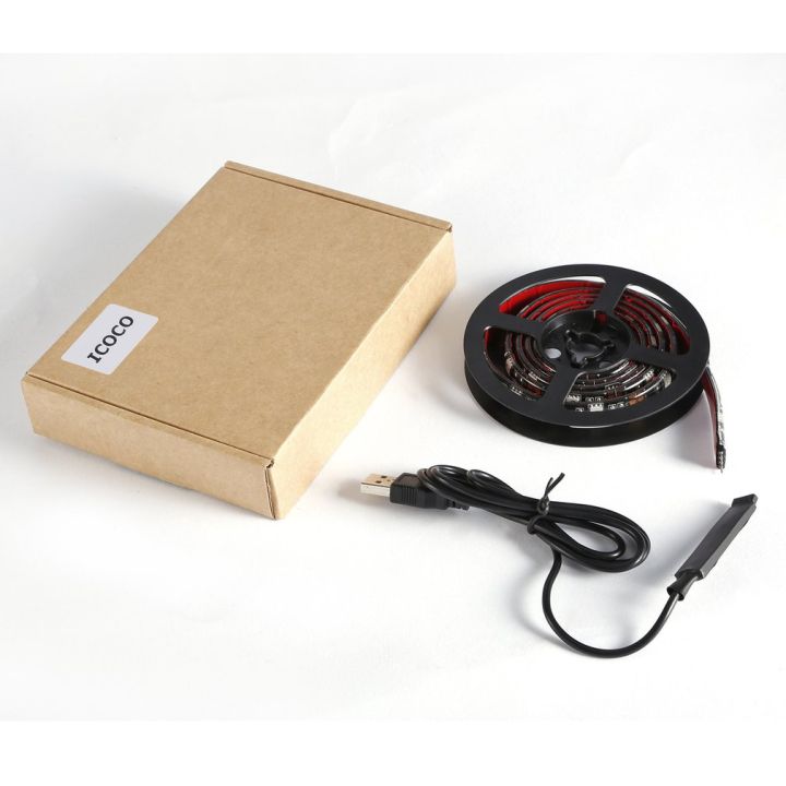 ICOCO 5V Flexible SMD 5050 RGB Waterproof 30LED Light Strip with ...