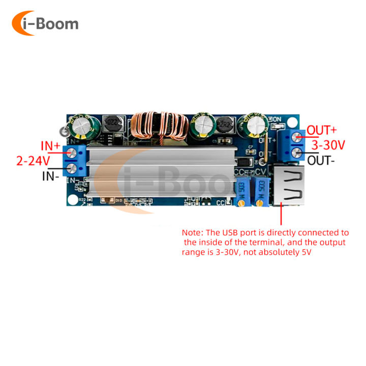 Dc Dc Boost Converter 2-24v To 3-30v 4a 80w Cc Cv Adjustable Regulated ...