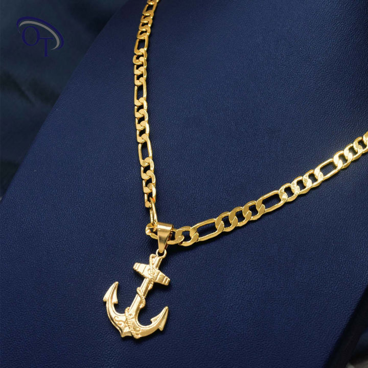 Gold Plated Lara Chain & Men Pendant 18 / 24 inch Guaranteed For Men ...