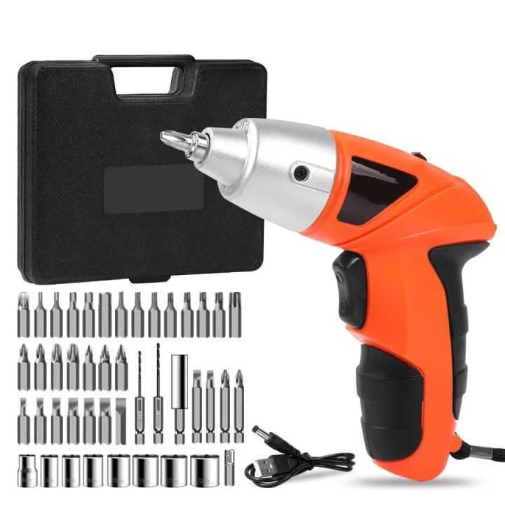 Cordless Rechargeable Screwdriver Set 48V Power Electric Handy ...