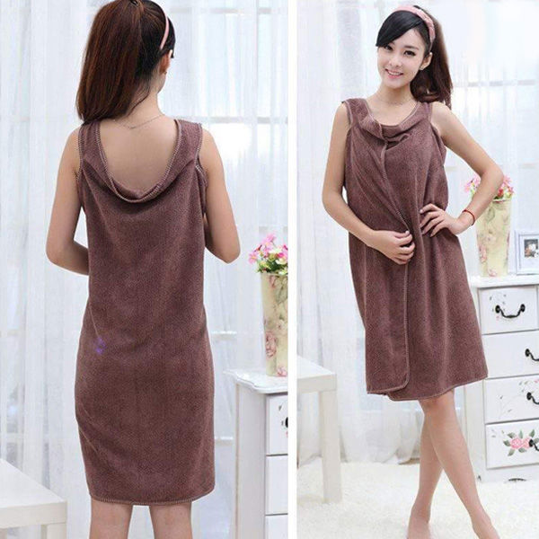 Bath Ta Robe A convienient wearble towel three steps easy Wearable ...