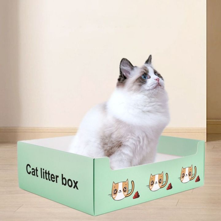 Cat Dog Toilet Foldable Disposable Cat Litter Box Anti-splash ...