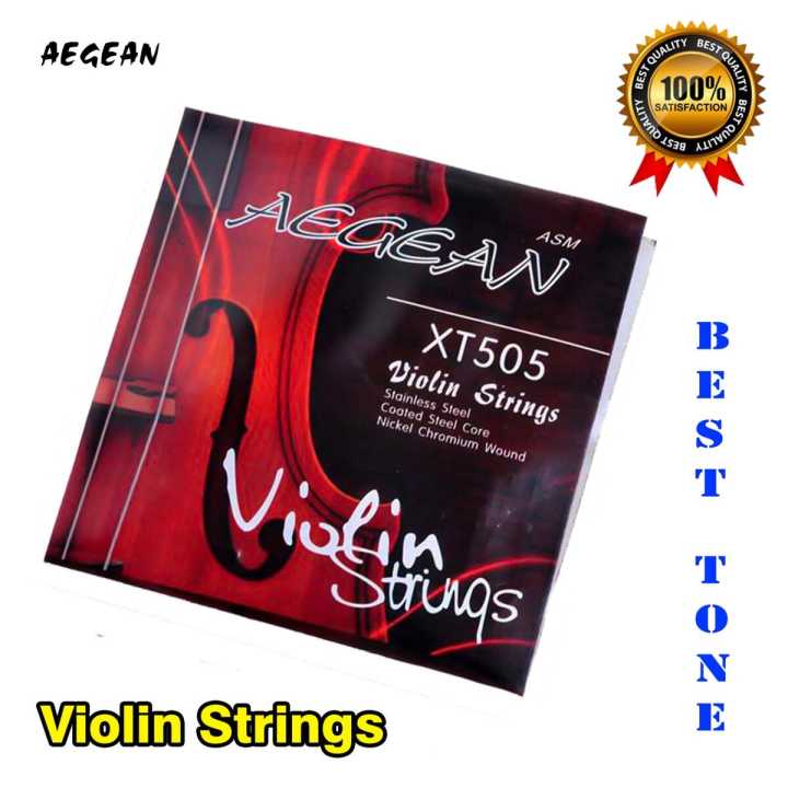 Aegean Violin Strings Set | 4 Violin Wires Nickel Stainless Steel ...