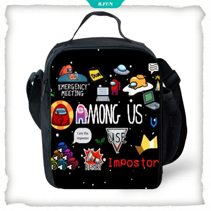 Game Among Us Printing Lunch Box Lunch Bag for Aldult and Children ...