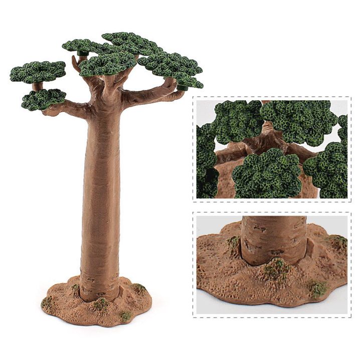 Simulation Green Plant Cactus Tree Baobab Model DIY Scene Props for ...
