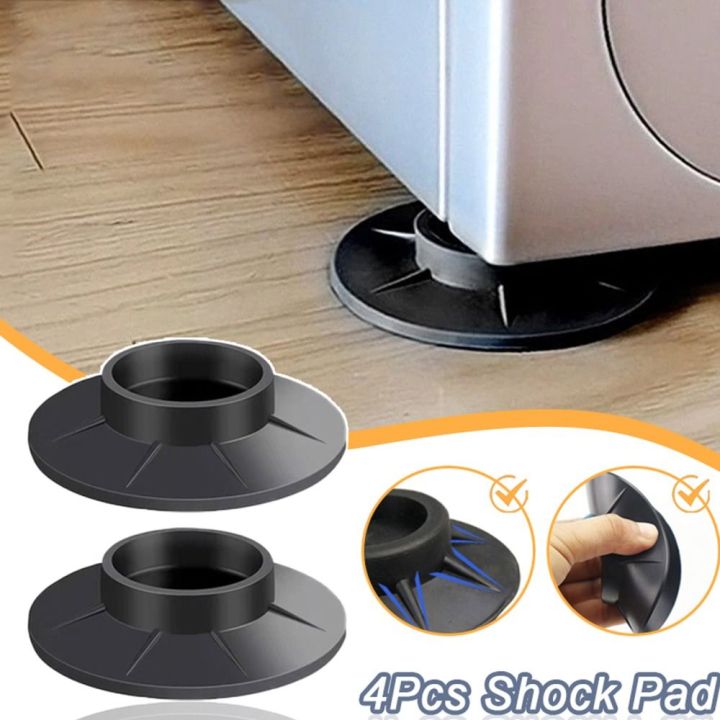 4PCS Mute Dampers Anti-Vibration Feet Pad Shock Non-Slip Washing ...