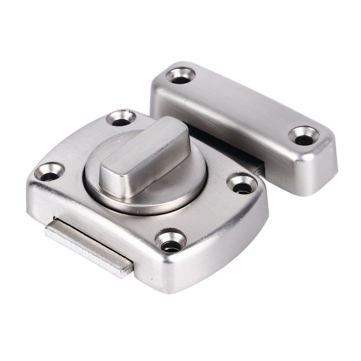 Rotating Door Latch Gate Lock Latch Surface Installation with 6 Screws ...