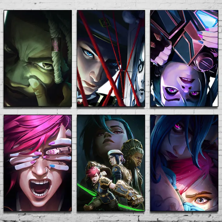 League of Legends Animated Battle of Two Cities Arcane Season 2 Posters ...