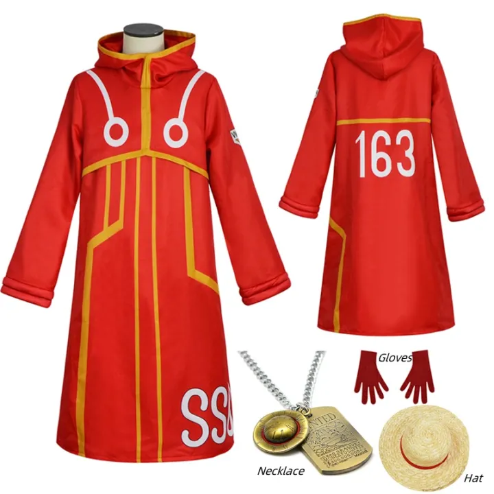 Halloween suit robe cosplay Egghead Island costume Monkey D Luffy ...