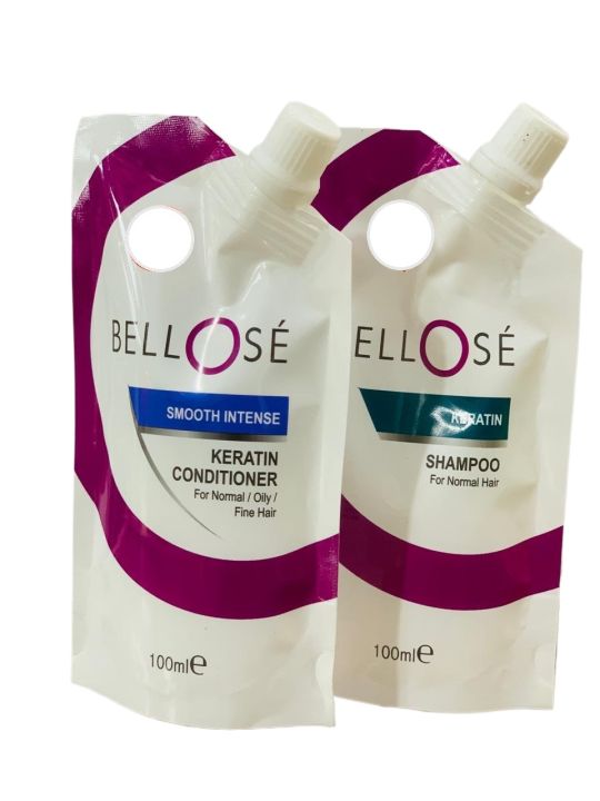BELLOSE KERATIN SHAMPOO & CONDITIONER POUCH -100ML | Daraz.lk