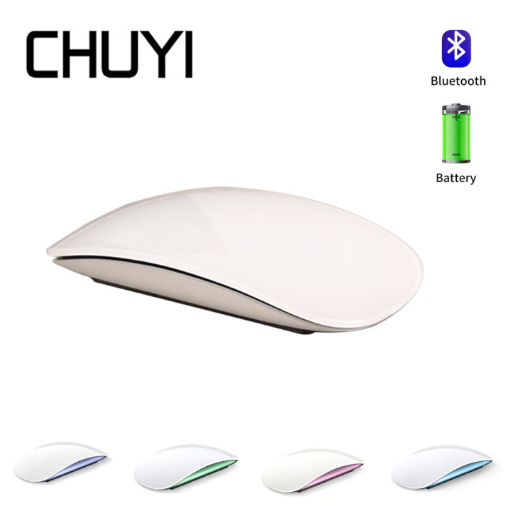 Magic Mouse For Macbook Wireless Bluetooth Silent Rechargeable Laser ...