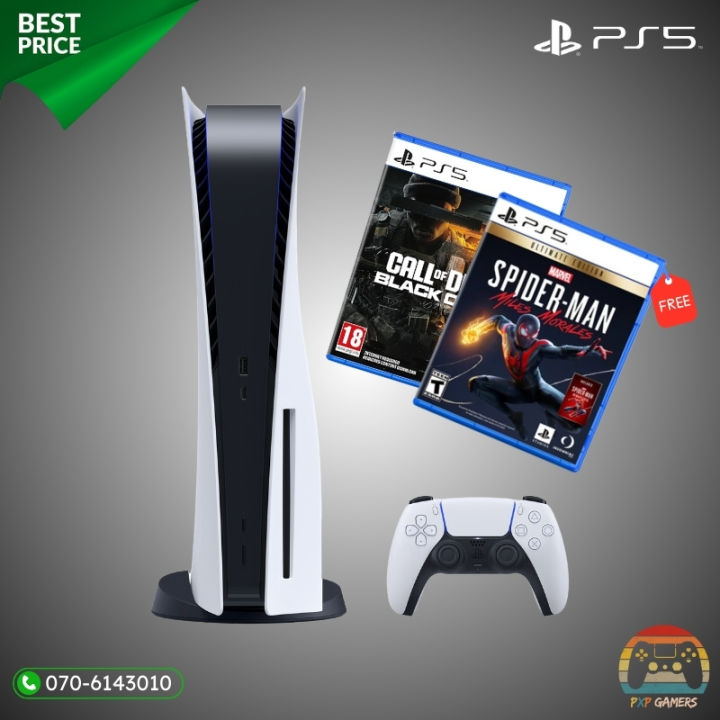 PlayStation 5 Slim Console Disc Edition With Free Call of Duty: Modern ...